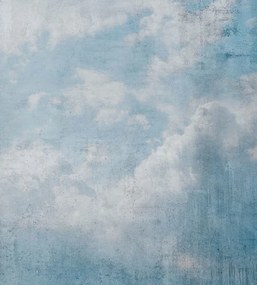 DIMEX | Vliesová fototapeta na zeď Abstrakt mraky MS-3-0373 | 225 x 250 cm | modrá, bílá, šedá