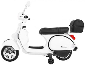 Tomido Dětská elektrická motorka Vespa bílá