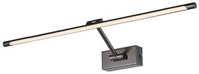 LED nástěnné svítidlo Davinci 90 černá chrom