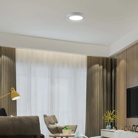 LED Solution Bílý přisazený LED panel kulatý 170mm 12W Economy Barva světla: Studená bílá 7875