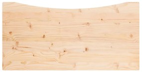 Deska psacího stolu 110 x 55 x 2,5 cm masivní borové dřevo - Default Title