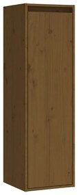 vidaXL Nástěnná skříňka medově hnědá 30 x 30 x 100 cm masivní borovice