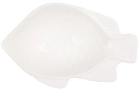 Malá bílá mistička ve tvaru rybky Fish Bowl M - 12*8*4 cm / 50 ml