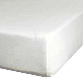 Prostěradlo s gumou 140x200 Hladký krém pro vysokou matraci 30 cm Eurofirany