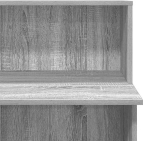 vidaXL Recepční stůl 100x50x103,5 cm kompozitní dřevo [859029] Barva: Černá