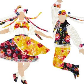Vendula Frydrychová | Folklor Rám: Dubový, Velikost: 40 x 30 cm