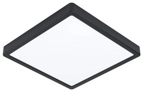 Černé LED stropní svítidlo 28,5x28,5 cm FUEVA 5 – EGLO