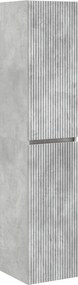 Sada koupelnového nábytku 5 ks Betonově šedá 33 x 34,5 x 160 cm 3406016