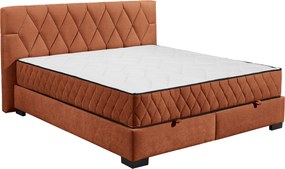 XXXLutz AMERICKÁ POSTEL, 180/200 cm, koňaková MID.YOU - Postele s úložným prostorem - 002220053816