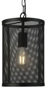 Searchlight 2481BK - Lustr na řetězu FISHNET 1xE27/60W/230V černá