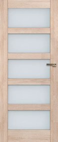 Interiérové dveře vasco doors BRAGA model 6 Průchozí rozměr: 70 x 197 cm, Orientace dveří: Levé dveře, Dekor: Buk jasmínový