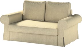 Potah na pohovku IKEA Backabro 2-místná, rozkládací barva béžová látka pletený vzor