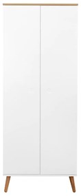 Bílá šatní skříň 79x201 cm Dot - Tenzo