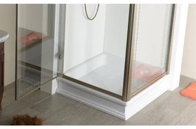 Kerasan Retro Keramická sprchová vanička čtverec 90x90x20 cm, bílá 133801