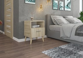 ADRK Furniture Noční stolek se zásuvkou LOGAN NS-Log-S-L015