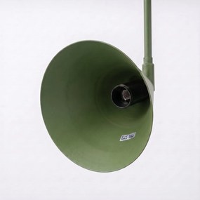 Sollux Lighting Nástěnné svítidlo NOX 2 olivově zelené s vypínačem