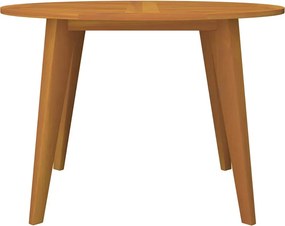 Zahradní stůl Ø 110 x 75 cm masivní akáciové dřevo 310301