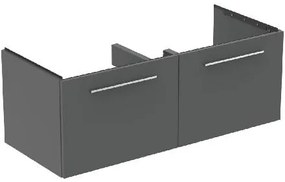 Ideal Standard i.Life B - Umyvadlová skříňka 120x44x51 cm, 2 zásuvky, šedý matný křemen T5277NG