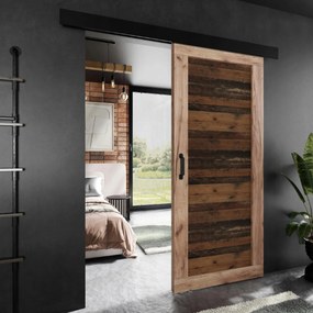Posuvné dveře s krycí lištou ADIO 1 dub Craft zlatý + old style 70