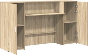 Recepční stůl dub sonoma 180x50x103,5 cm kompozitní dřevo 3324207