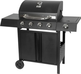 Gril Strend Pro Gordon, BBQ, plynový, 4+1 hořáků (119,5 x 53 x 110 cm)