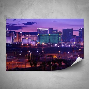 Plakát - Las Vegas v noci (60x40 cm) - PopyDesign