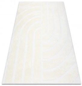 Dywany Łuszczów, Kusový koberec Mode 8631 geometric cream, 80x150, bílá, kancelář