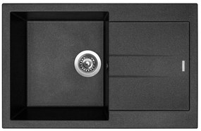 Granitový dřez Sinks AMANDA 780 Metalblack