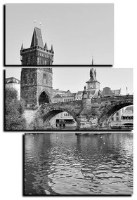 Obraz na plátně - Karlův most v Praze - obdélník 7259QD (90x60 cm)