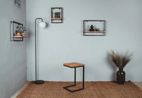 Wudboys Coffee odkladací stolek Barva kovu: Bílá, Dřevo..: Dub, moderní skandinávský styl