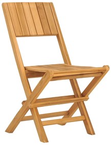 Skládací zahradní židle 4 ks 47x61x90 cm masivní teakové dřevo,  3155058