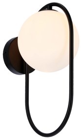 Černé nástěnné svítidlo Cordel pro žárovku G9  - Candellux