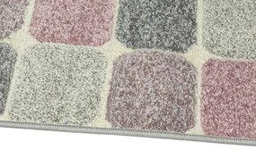Koberce Breno Kusový koberec PORTLAND 172/RT4P, Růžová, Vícebarevné, 200 x 285 cm