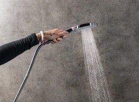 Sapho ruční masážní sprcha 3 režimy sprchování silikon trysky 120 mm ABS/gun metal šedá SK879GM