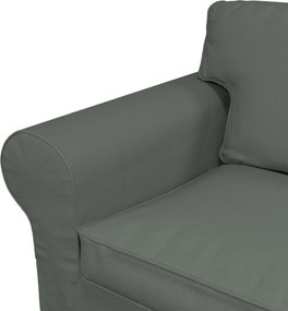Potah na pohovku IKEA  Ektorp 3-místná, nerozkládací barva zelená látka pletený vzor