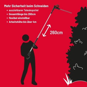 Teleskopické nůžky na živý plot Güde GTHS 530-500