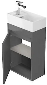 Cersanit - Crea skříňka pod umyvadlo 40cm, šedá, S924-014