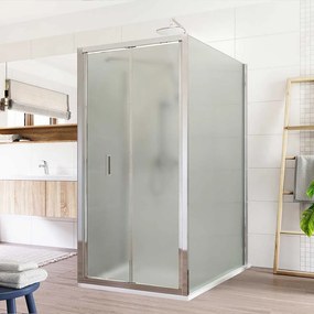 Mereo Lima sprchový kout obdélník 80 x 90 x 80 x 190 cm sklo Point ALU chrom CK87262K