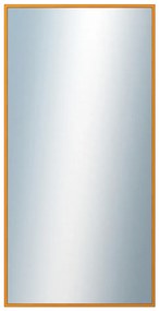 DANTIK - Zarámované zrcadlo - rozměr s rámem cca 50x100 cm z lišty Hliník oranžová | P269-217 (7269217)