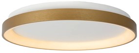 Lucide 46103/38/02 stropní LED svítidlo Vidal matně zlaté / mosaz, 38W, 2700K, ø48cm