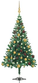 Umělý vánoční stromek s LED a sadou koulí 120 cm 230 větví,  3077487 HangarStore.cz