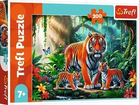 TREFL Puzzle Tygří zvyky / 200 dílků / od 7 let