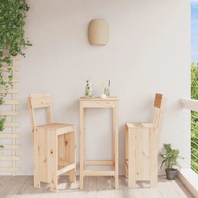 Barové stoličky 2 ks 40 x 48,5 x 115,5 cm masivní borové dřevo,  825359