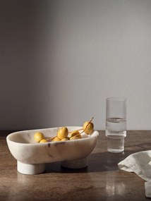 Ferm Living Sklenice Ripple Long 300 ml – set 4 ks, čirá barva, sklo