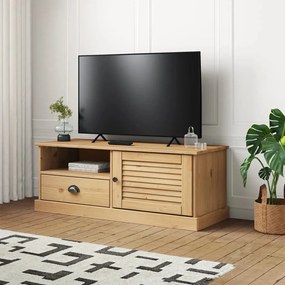 vidaXL TV stolek VIGO 106 x 40 x 40 cm masivní borové dřevo [353176] Barva: Šedá