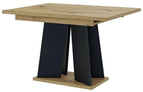 Jídelní stůl Mulnu (artisan + černá) (pro 4 až 6 osob). 1055223