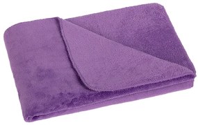 Bellatex Přikrývka Korall micro 75x100 cm fialová