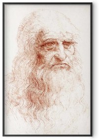 Plakát Portrait of a Man in Red Chalk