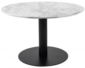 Coffee stůl BOLZANO HOUSE NORDIC ø70x45cm,černý kov, mramor House Nordic 2101163