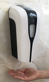 ZENCO Bezdotykový dávkovač na mýdlo a dezinfekci bílo-černý 1000ml DAV001